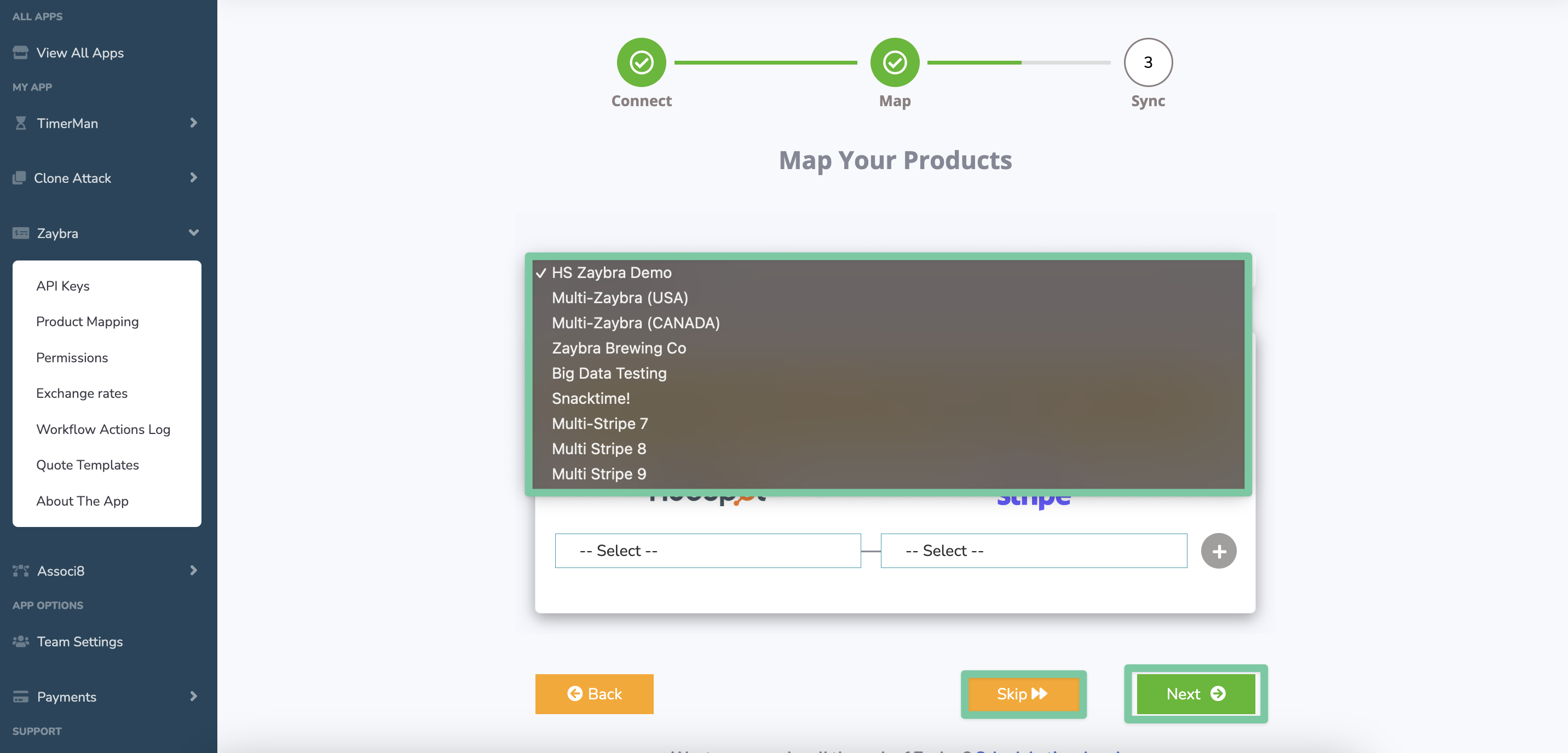 How To Sync Multiple Stripe Accounts To Hubspot Using Saas•hapily